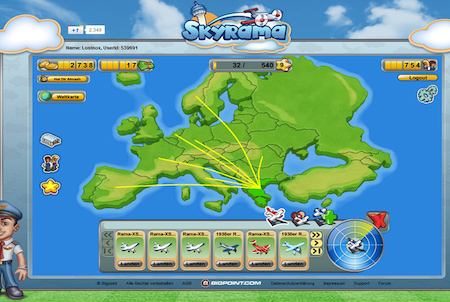 Skyrama jetzt direkt im Browser spielen | flash-gamer.net